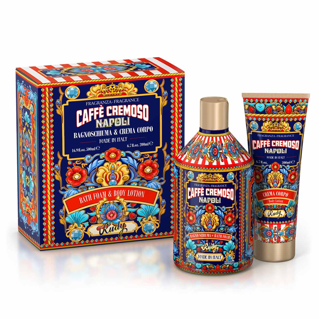 Gift Box with Shower Gel 500 ml + Moisturizing Body Cream 200 ml ...