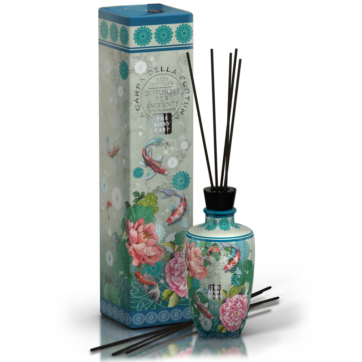 Room Diffuser 300 mL + Sticks - Elite Line - The Lucky Carp – Rudy Profumi
