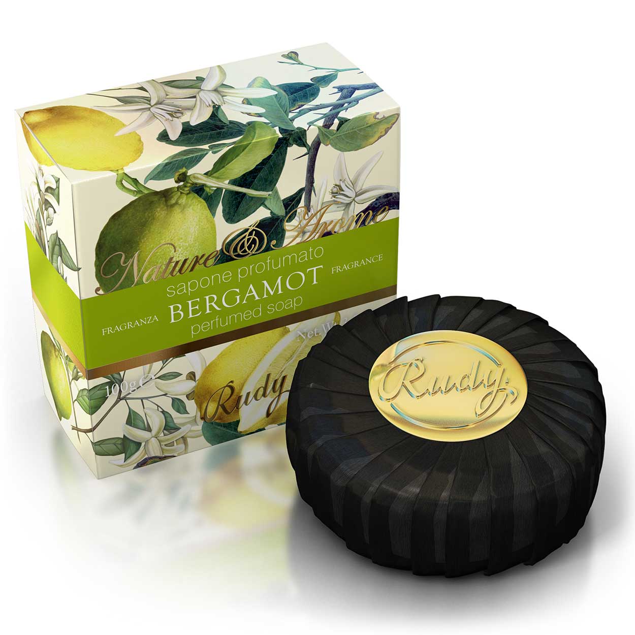 100g bar of soap - Nature&Arome - Bergamot range – Rudy Profumi