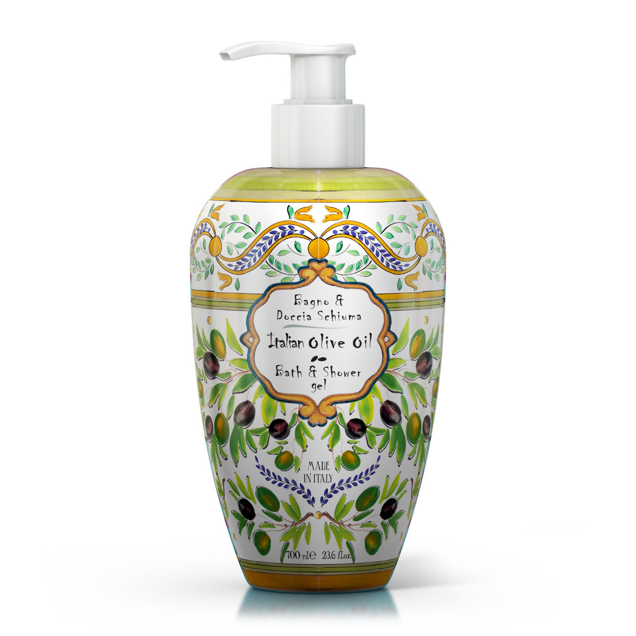 Bath and shower gel 700 mL - Olive Oil range | Rudy Profumi